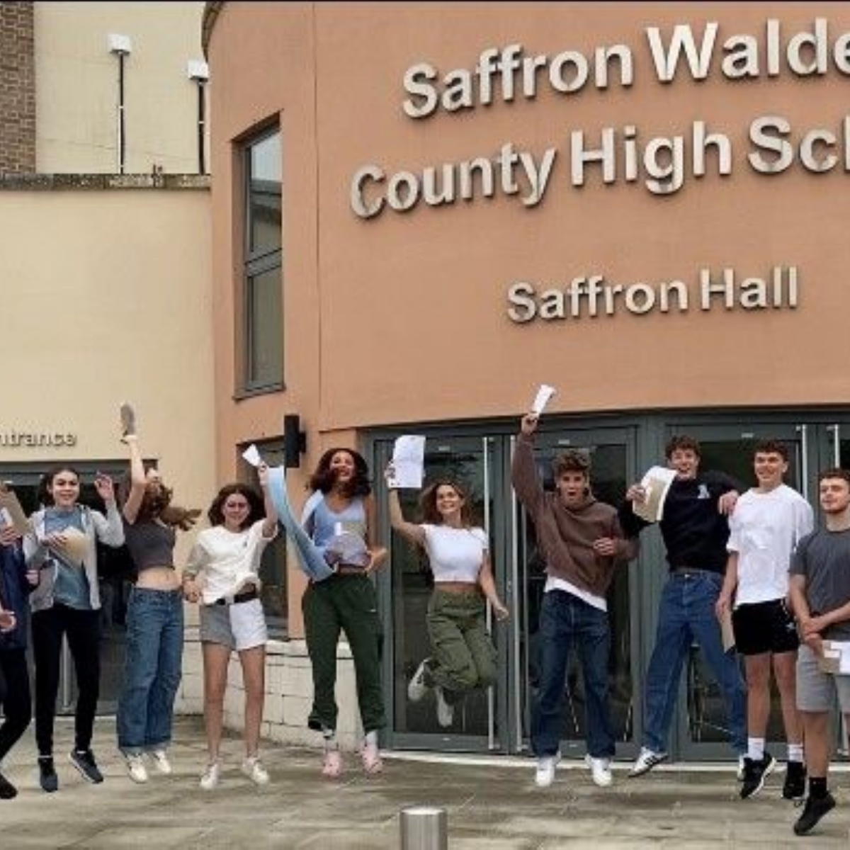 Saffron Walden County High School - GCSE Results Day 2023